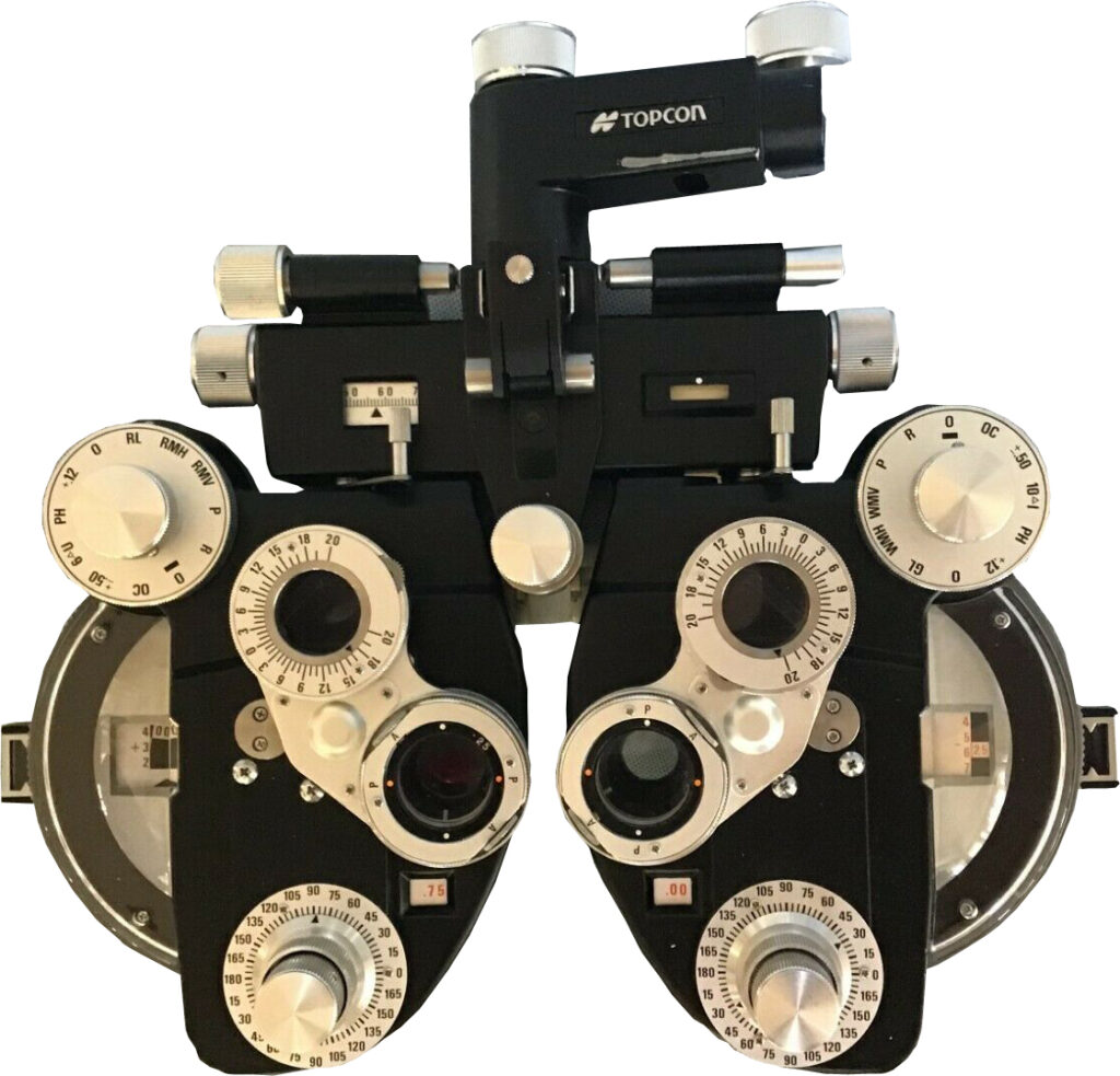 TOPCON VT-10 MINUS CYLINDER PHOROPTER - WECI